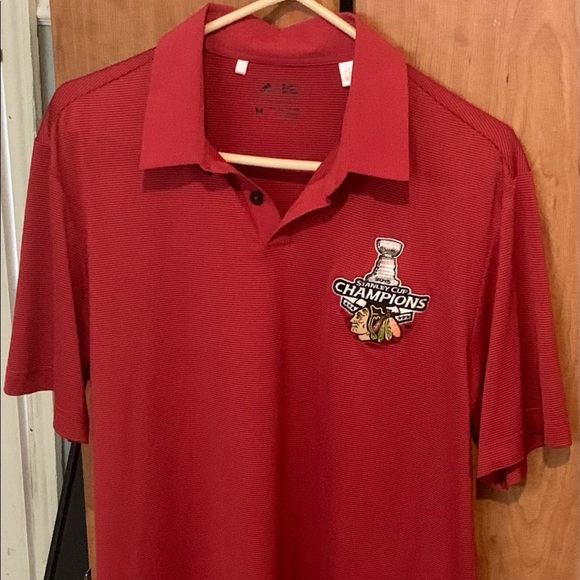adidas | Shirts | Mens Blackhawk Polo | Poshmark